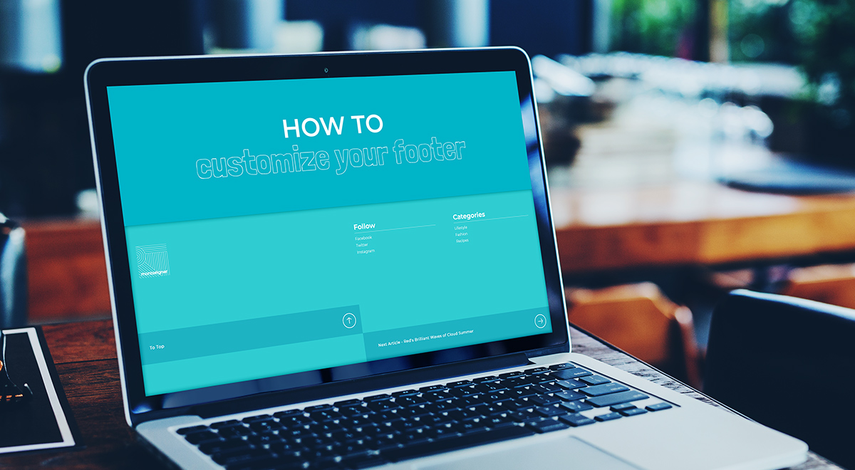 How to Customize your Footer with Newspaper Theme