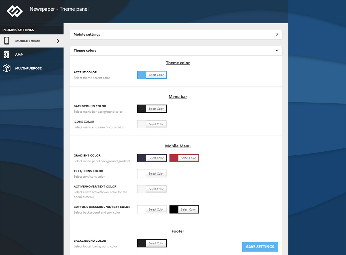Mobile Theme: Automatic Optimization for Mobile with Newspaper Theme