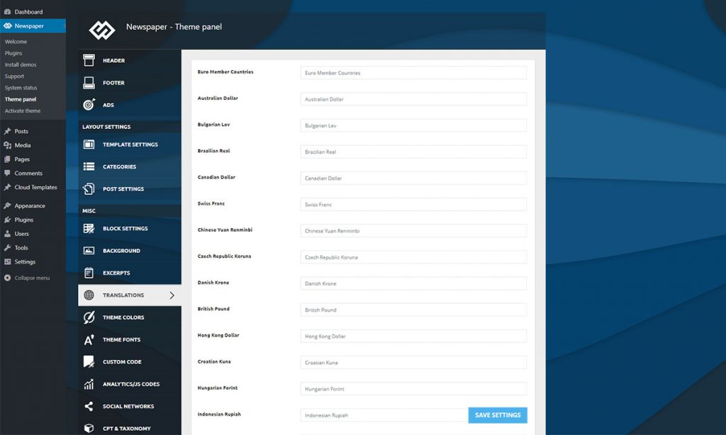 tagDiv Composer Tuts: Exchange Widget in Newspaper Theme