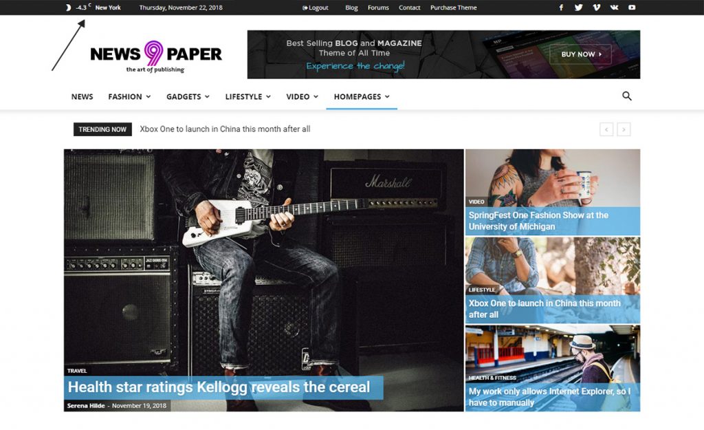 Weather Widget: Bring Weather On Your Newspaper Theme Website | tagDiv