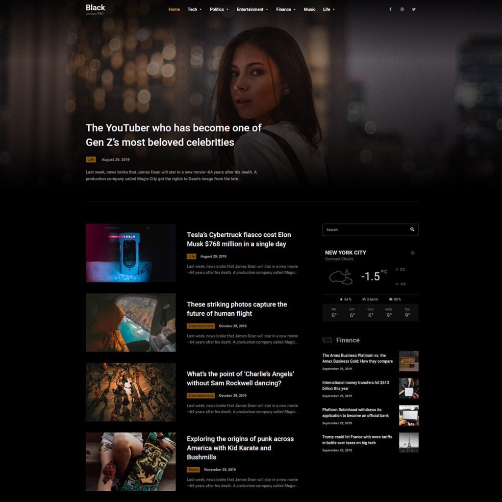 New PRO Demo Designs for Your WordPress Website | tagDiv