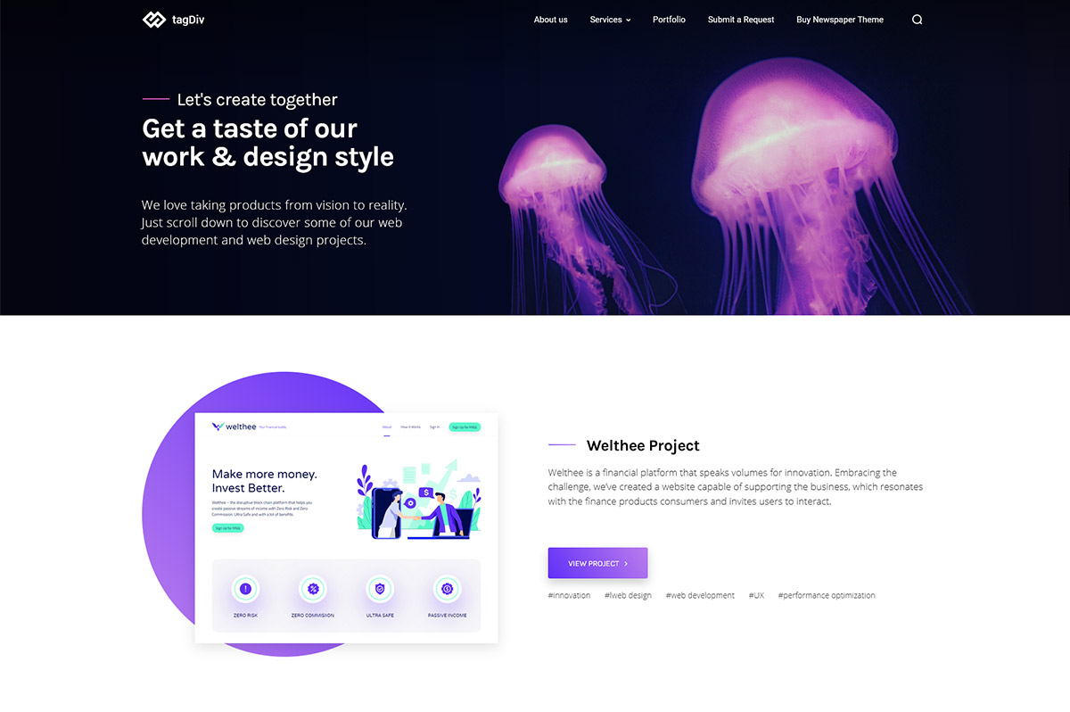 tagDiv Portfolio: A taste of our work and design style