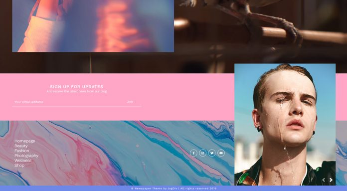 How to use the Footer Builder and tagDiv Cloud Footer Templates | tagDiv